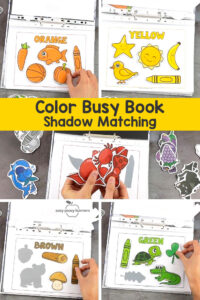 Quiet Book Printable Colors Busy Binder - Easy Peasy Learners